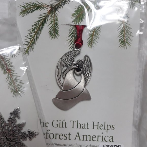 Plow & Hearth | Holiday | Solid Pewter Christmas Tree Ornaments | Poshmark